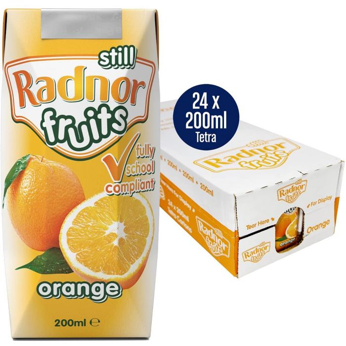 Radnor Fruits Orange Still Fruit Juice Tetra Pak 24x200ml – AYAAN ICES LTD